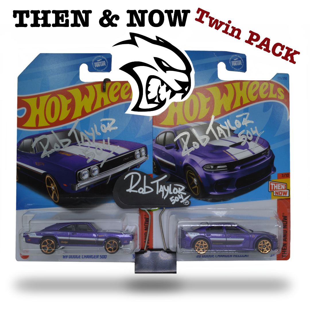 AUTOGRAPHED TWIN PACK 2020 HELLCAT & ‘69 CHARGER 1:64 SCALE CARS – ROB ...